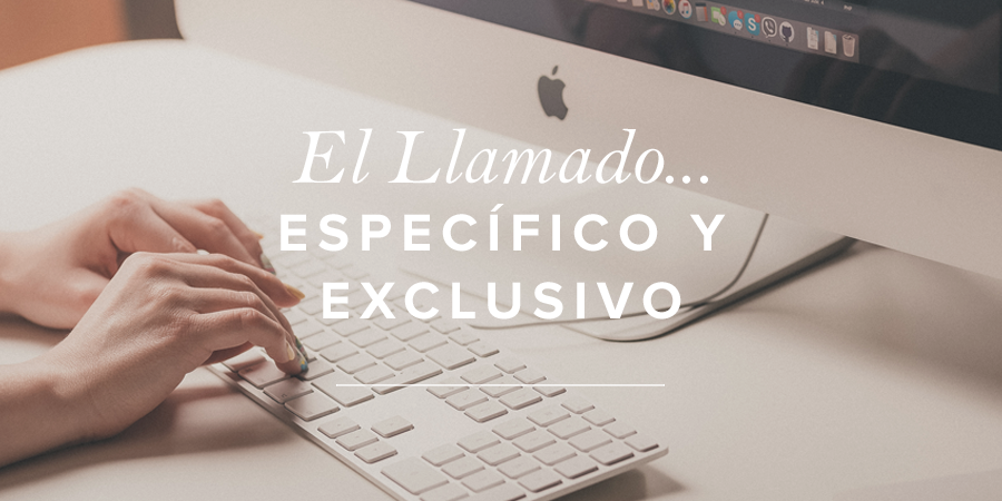 El llamado…específico y exclusivo | Mujer Verdadera Blog | Aviva ...